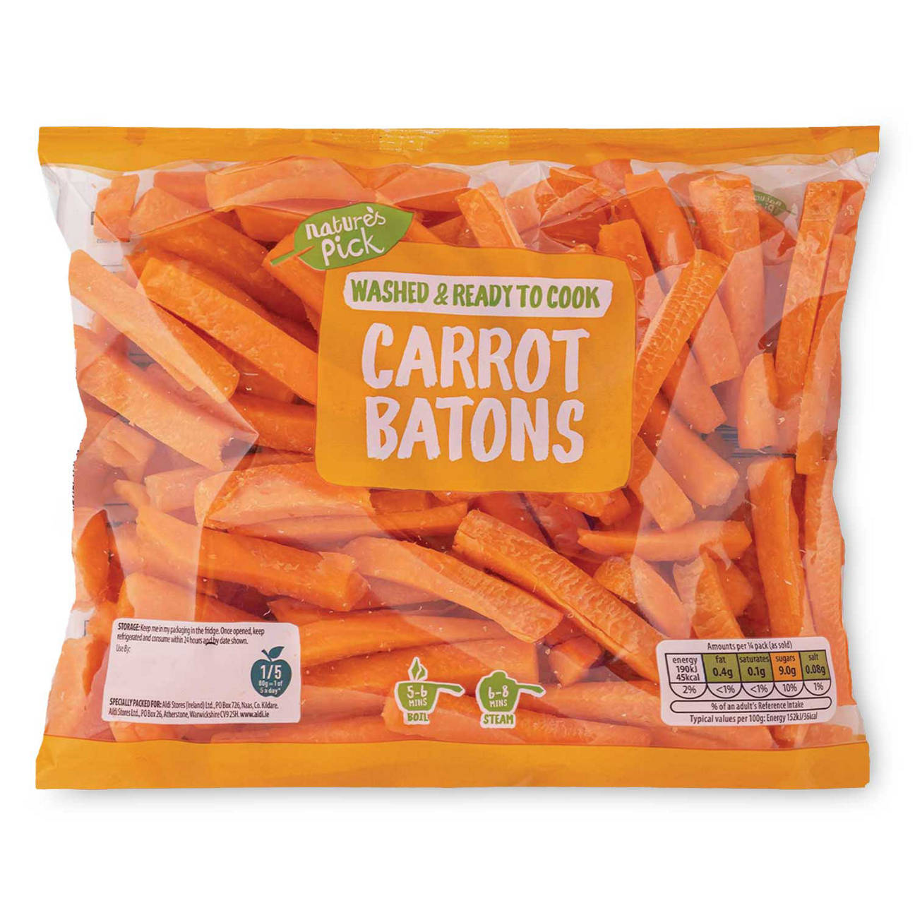 Washed & Ready to Cook Carrot Batons | ALDI IE